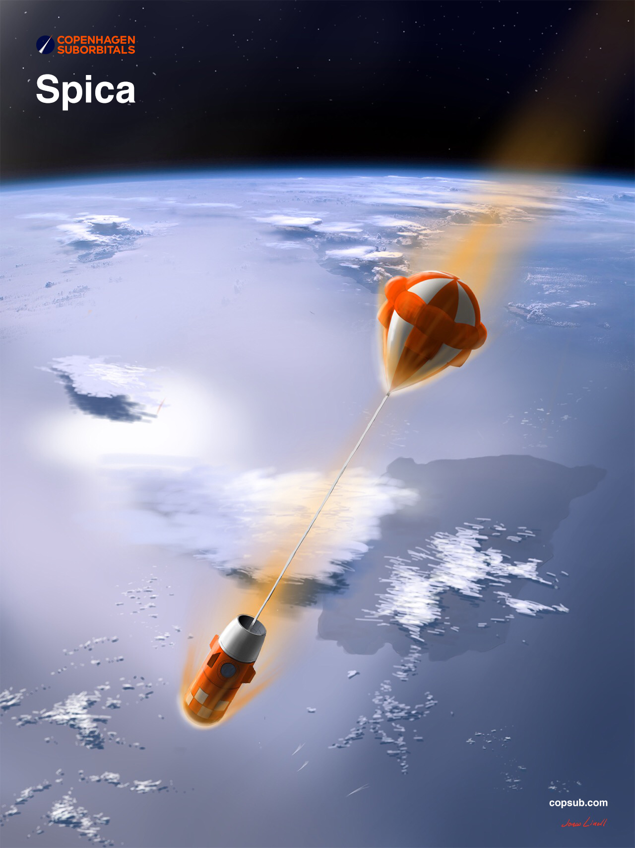 The Art of Spica: Paintings of Our Manned Flight – Copenhagen Suborbitals