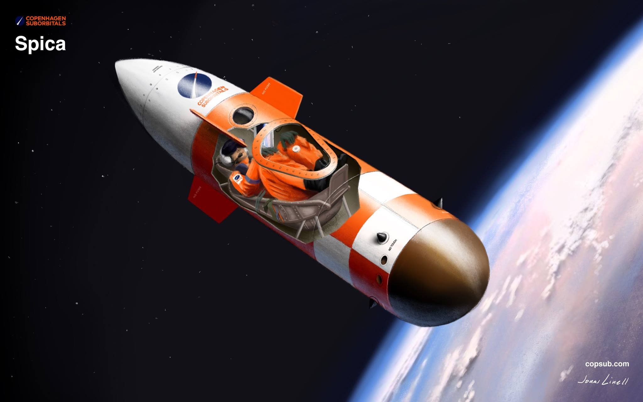 Wind tunnel test of the model of the space capsule – Copenhagen Suborbitals